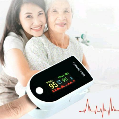 Jual Fingertip Pulse Oximeter Saturasi Oksigen SPO2 OLED - Kota ...