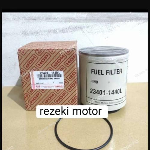 Jual FILTER SOLAR BAWAH HINO ASLI ORIGINAL HOP 23401-1440L FUEL FILTER ...