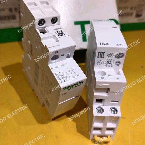 Jual CONTACTOR SCHNEIDER ICT DIN 1P 16A 1NO 1NC 250V A9C22715 ORIGINAL ...