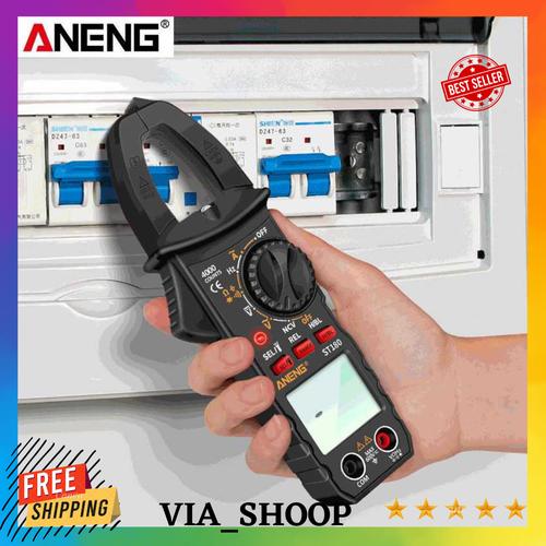 Jual alat ukur tegangan arus listrik Digital Clamp Meter Voltage Tester ...
