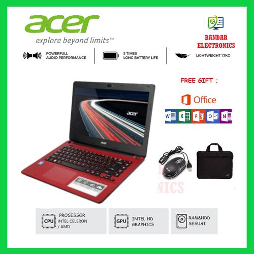 Jual Laptop Acer Aspire ES 14 [INTEL CELERON] RAM 8GB SSD 256GB - RAM 2 ...