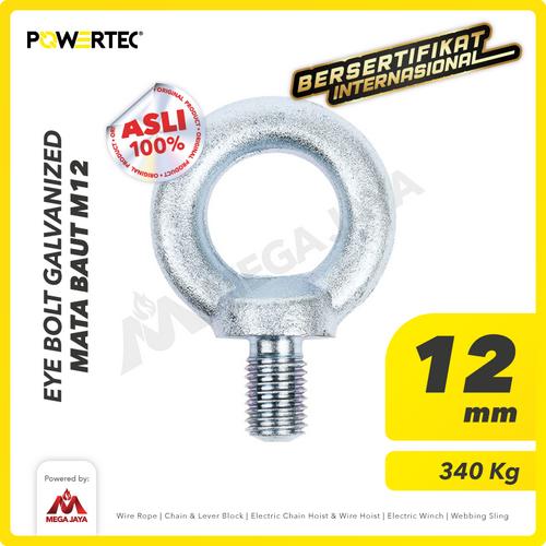 Promo Eye Bolt / Mata Baut Galvanized M12 POWERTEC - Jakarta Pusat ...