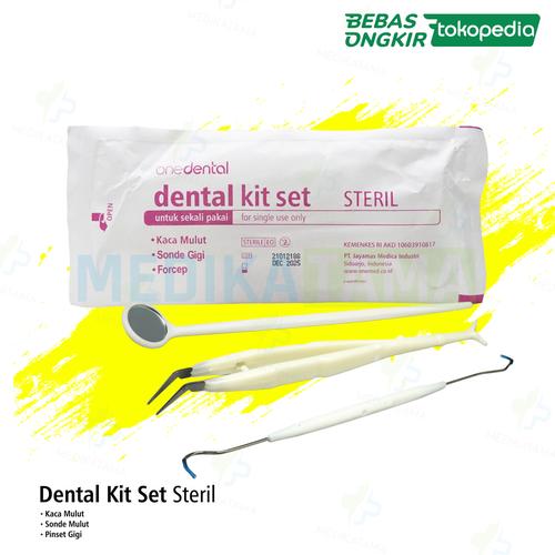 Jual Onemed Dental Kit Steril Alat Peralatan Dokter Gigi - Jakarta ...