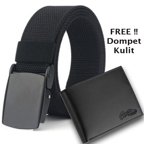 Jual BONUS DOMPET!! Ikat Pinggang Pria Anti XRay Gesper Anti Detector B ...