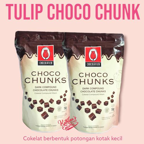 Jual Tulip Choco Chunk 250 Gram Potongan Cokelat Berbentuk Kotak Kecil ...