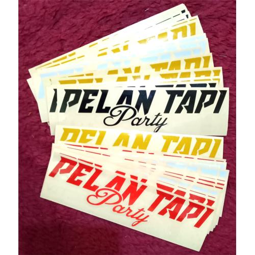 Jual Stiker cutting pelan tapi party, cutting sticker viral lucu ...