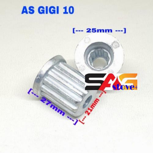 Jual Inti Pulsator AS GIGI 10 Mesin Cuci/Gear Gigi Gerigi Pullysator ...