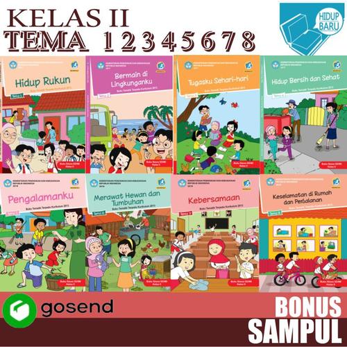 Jual Buku Tema Tematik Kelas 2 SD MI Tema 1 2 3 4 5 6 7 8 Semester 1 ...