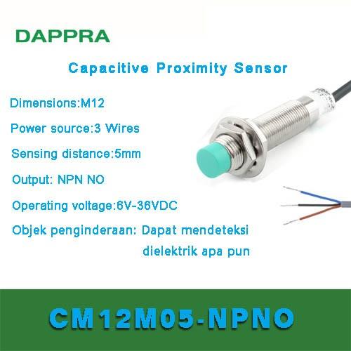 Jual M12 5MM NPN NO DC 10V Ke 36V Capacitive Proximity Sensor OC87 ...