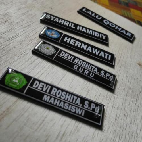 Jual papan nama name tag dada - Kab. Lombok Tengah - CIKAL MEDIA ...