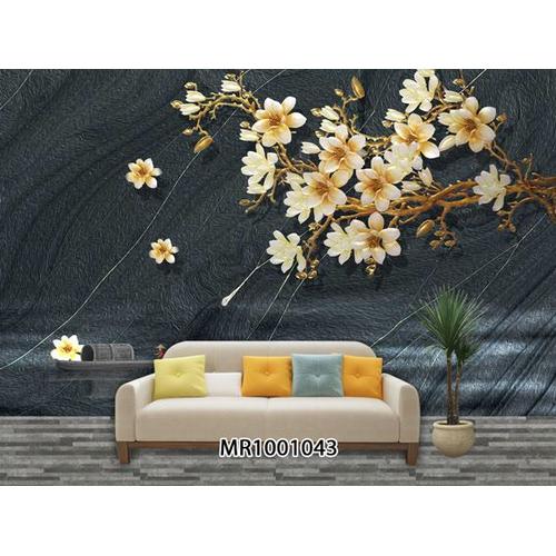 Jual Photowall Mural Wallpaper 3D Dinding Bunga Sakura Hitam Elegant ...