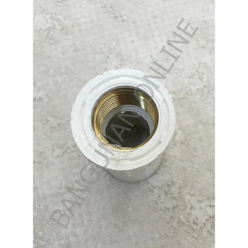 Jual SAMBUNGAN FITTING PIPA PRALON FAUCET SOCKET METAL INSERT 1/2 ...