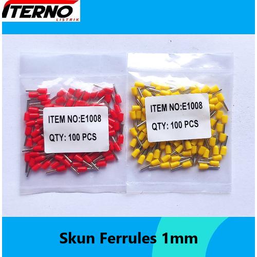 Jual Skun Kabel Ferrules 1mm E1008 Warna - Merah - Kota Tangerang ...