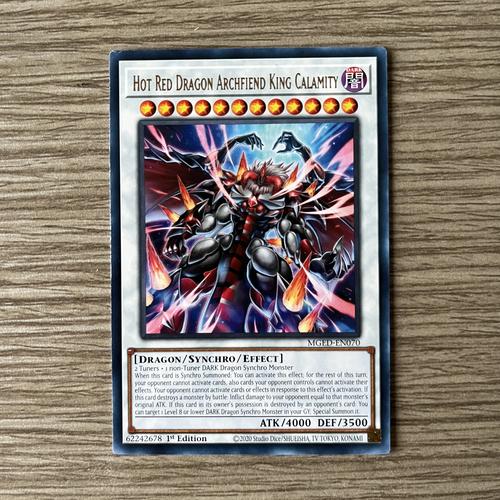 Jual YuGiOh Hot Red Dragon Archfiend King Calamity MGED Rare - Kota ...