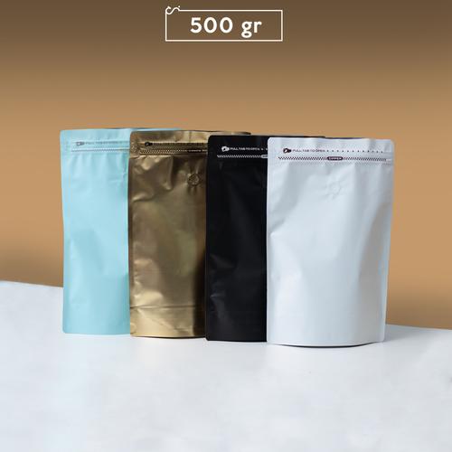 Jual Standing Pouch Coffee Bean Bag 500gr - Kemasan Biji Kopi Valve ...