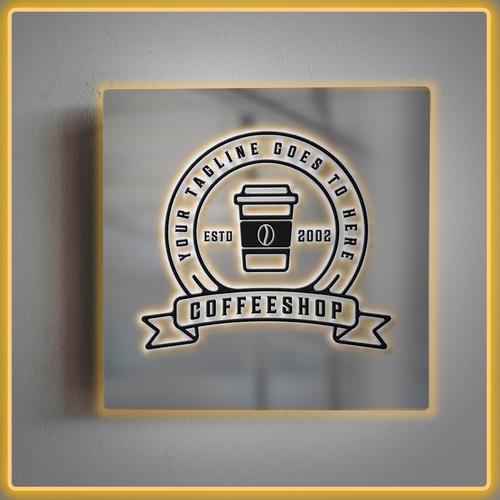 Jual Premium Signage Box Backlight Logo Dekorasi Dinding Ukuran 20X50 ...