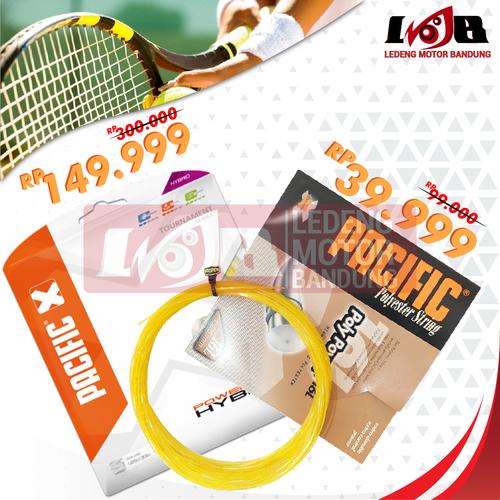 Jual Pacific Senar Raket Tenis Hybrid Poly Power Strings Racket Bola ...