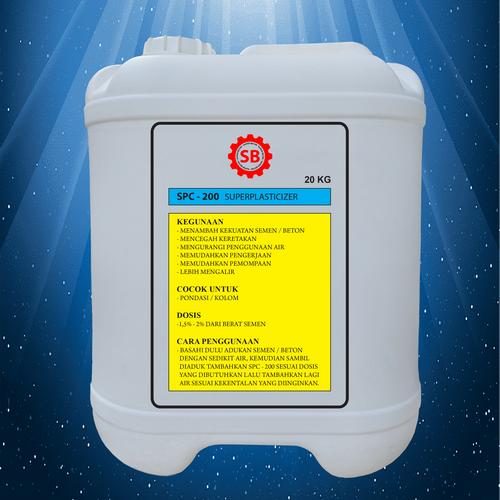 Jual SB SUPER BETON SPC - 200 SUPERPLASTICIZER 20 KG tambah kekuatan ...