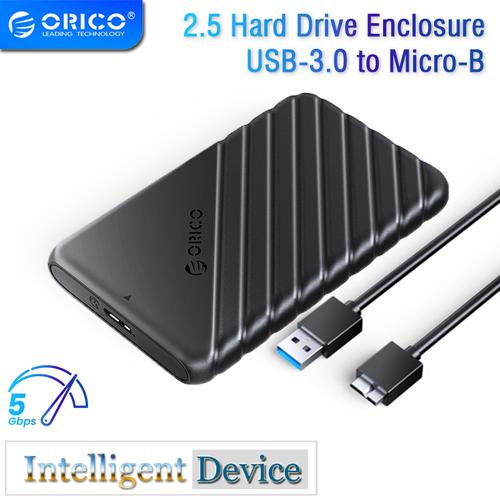 Jual ORICO HDD SSD Casing Enclosure 2.5 Inch USB Micro B 3.0 - Hitam ...