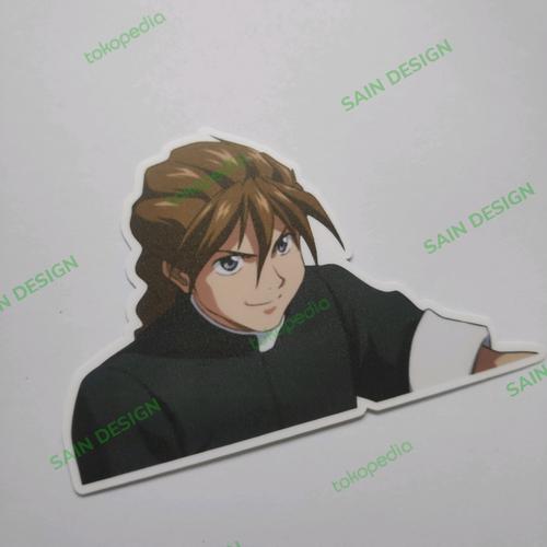 Jual Sticker Karakter Duo Maxwell Pilot Gundam Wing ukuran 8 x 5 cm ...