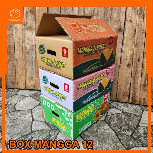 Jual BOX BUAH MANGGA ISI 12 UK.34X26X15 CM | BOX BUAH | KARDUS ...