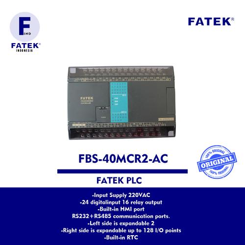 Jual FATEK PLC 40 I/O MC Advance 220VAC | FBS-40MCR-AC - Kab. Bekasi - FATEK INDONESIA | Tokopedia