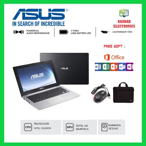 Jual Laptop / notebook Asus X201 ram 4GB 500GB windows 10 - HDD 320GB ...