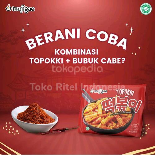 Jual MUJIGAE Topokki 170g/Mujigae Jajangmyeon 265g/Makanan Instan Khas ...