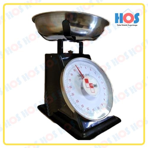 Jual timbangan duduk buah laundry timbangan beras manual 20 kg MAXI ...