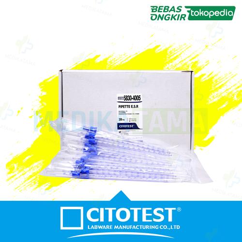 Jual CITOTEST Pipet ESR Tabung Pipet LED Pipette ESR Westergreen isi ...