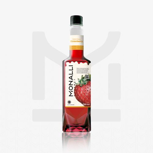 Promo Monalli Premium Syrup Strawberry 750 mL - Sirup Rasa Strawberry ...