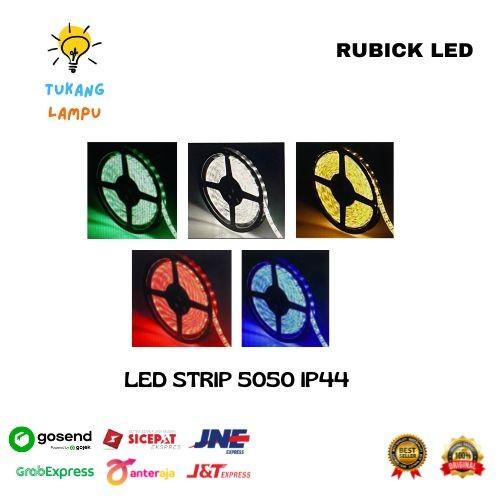 Jual RUBICK LED STRIP LIGHT MATA BESAR 5050 SMD IP44 outdoor 5meter 12V ...