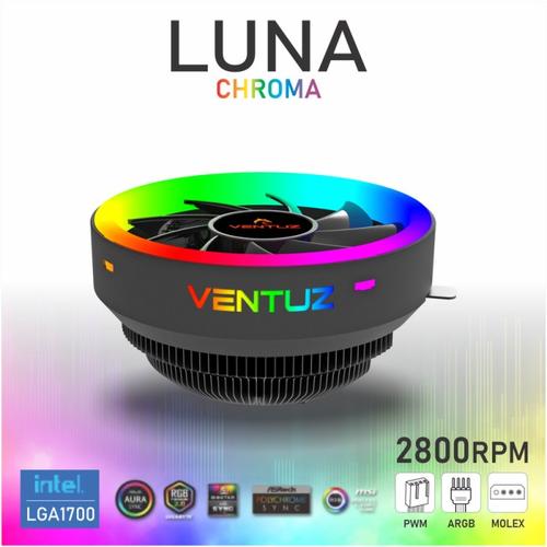 Jual Heatsink Processor Ventuz Luna Chroma ARGB CPU Cooler - Kab ...