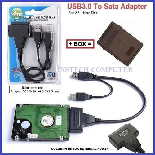Jual Kabel Harddisk Internal USB 3.0 To SATA/Converter USB 3.0 TO SATA ...