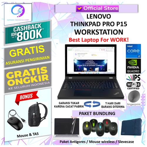 Promo LENOVO THINKPAD PRO P15 WORKSTATION QUADRO T1200 I7 11800 32GB ...