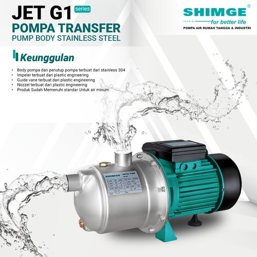 Jual Pompa air TRANSFER PUMP STAINLESS SHIMGE JET - JET 250 G2 - Kota Tangerang - Pompa Shimge ...