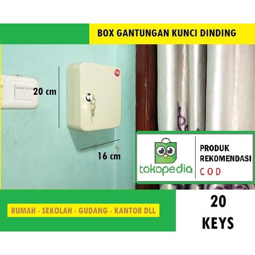 Jual KEYBOX KOTAK KUNCI BESI DINDING KEY BOX CABINET KOTAK DINDING BESI ...