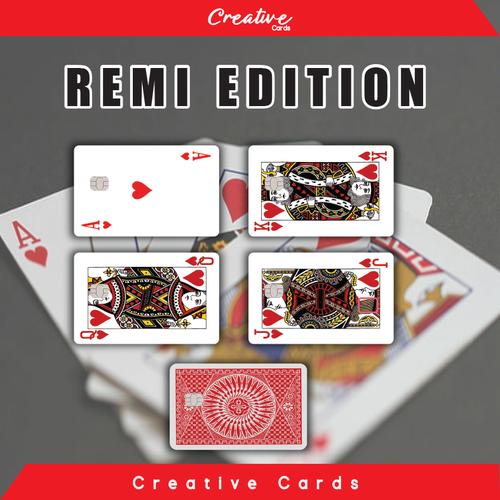 Jual Sticker Sticker Kartu Atm Skin Card - Remi Edition Vinyl ...