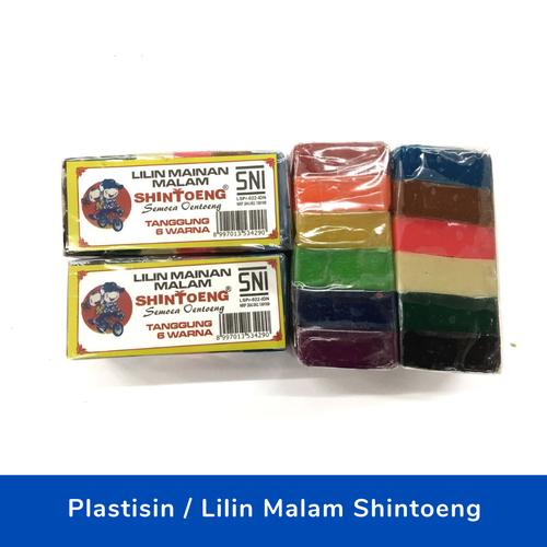 Jual Lilin Malam / Plastisin / Mainan Anak Shintoeng 6 Warna - Kecil ...