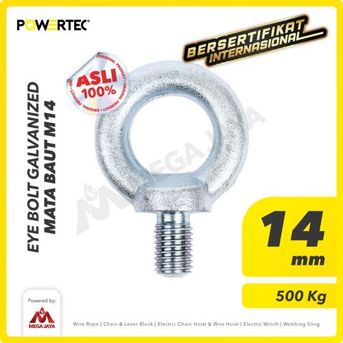 Promo Eye Bolt / Mata Baut Galvanized M14 POWERTEC - Jakarta Pusat ...