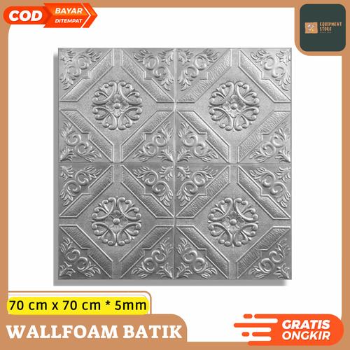 Jual WALLPAPER FOAM DINDING 3D TIMBUL 70 X 70 CM TEBAL DEKORASI DINDING ...