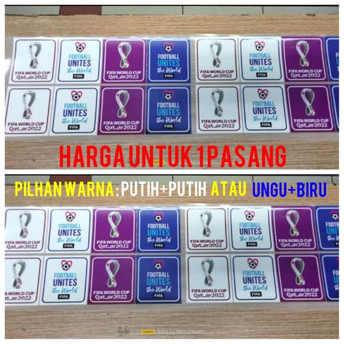 Jual PATCH WORLD CUP 2022 QATAR DTF PRINT - PUTIH+PUTIH - Kota ...