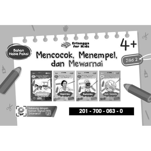 Jual BUKU BAHAN HABIS PAKAI MENCOCOK MENEMPEL DAN MEWARNAI JILID 2 ...