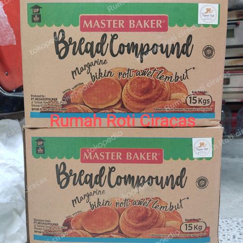 Jual MASTER BAKER 15KG BREAD COMPOUND MARGARINE 15 KG CREAM MARGARIN 1 ...