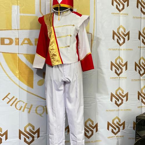 Jual baju seragam pasukan drumband marching band lengkap full set - sma ...