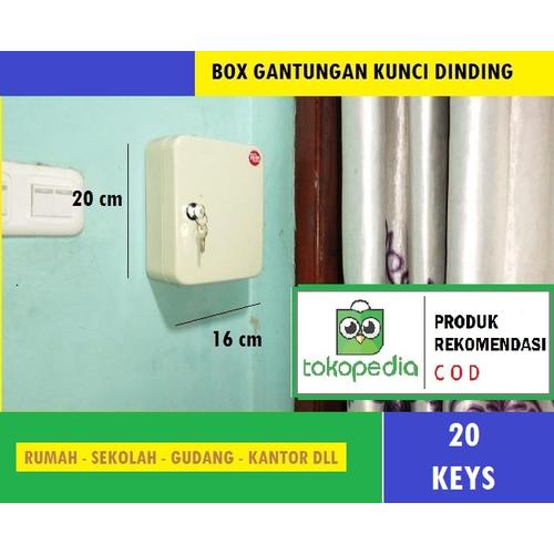 Jual KEYBOX KOTAK KUNCI BESI DINDING KEY BOX CABINET KOTAK DINDING BESI ...
