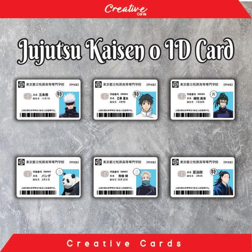 Jual Sticker Sticker Kartu Atm Skin Card Anime - Jujutsi Kaisen ID Card ...