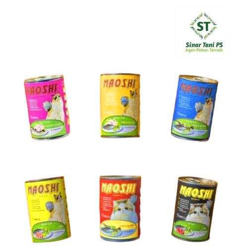 Jual Maoshi Cat Kaleng 400gr Makanan Pakan Basah Kucing Wet Food Cat ...