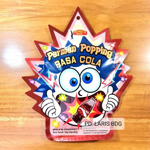 Jual PERMEN POPPING COLA PENGUIN BRAND 24GR (POPPING CANDY / COLA ...