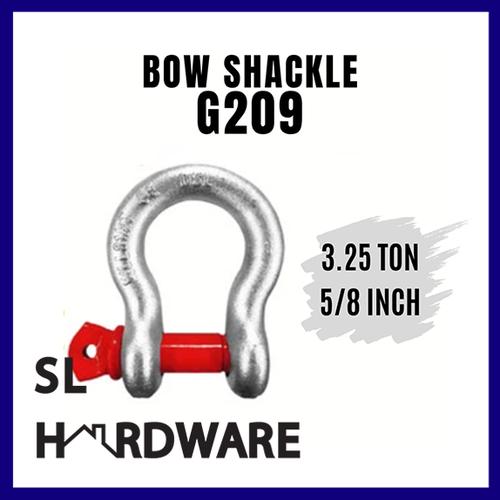 Jual Bow Shackle G209 3 Ton Ring Omega Bow Shackle 3 Ton Omega 5/8 Inch ...